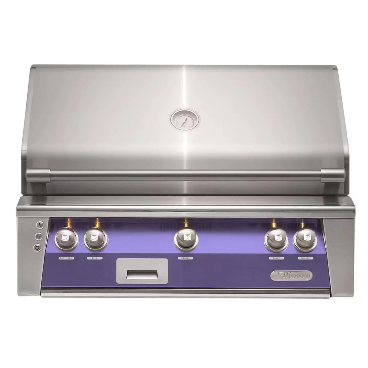 Alfresco 36" Blue Lilac Built-In Gas Grill with Rotisserie, Sear Zone ...