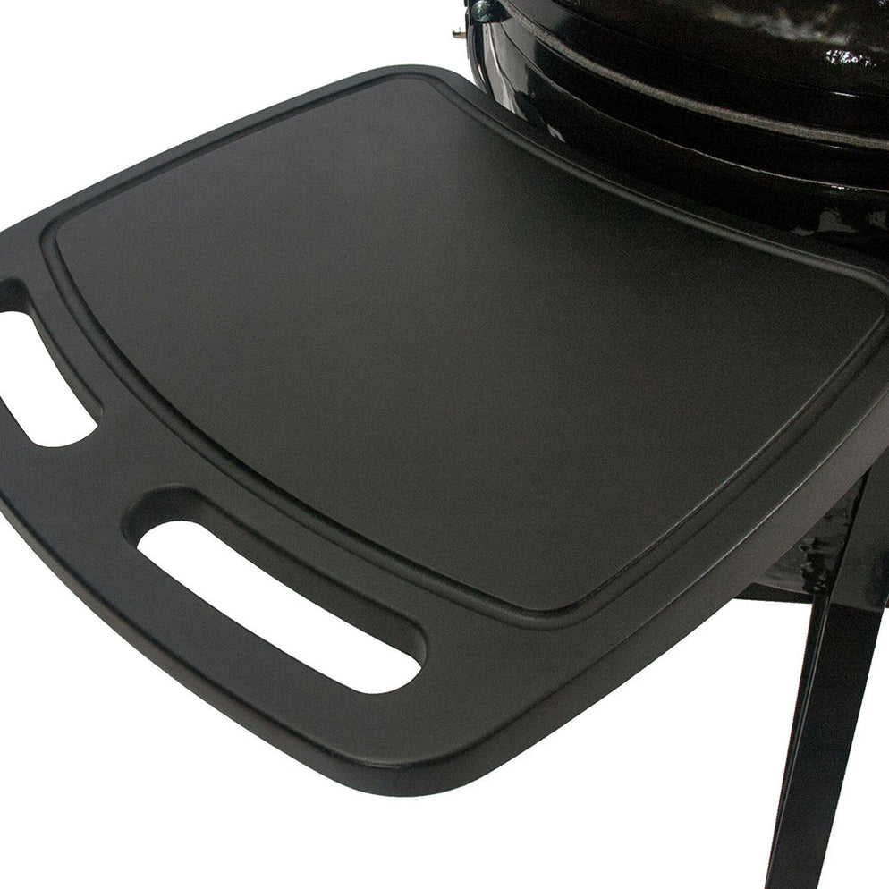 Primo All-In-One Round Charcoal Ceramic Kamado Grill With Cradle & Sid ...